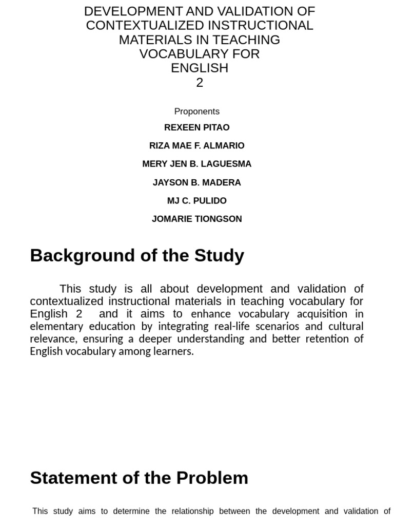 Group 5 | PDF | Language Arts & Discipline | Wellness