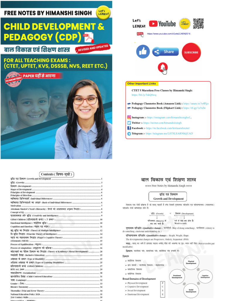 CDP (Pedagogy) Free Notes by Himanshi Singh | PDF | Intellectual ... CDP (Pedagogy) Free Notes by Himanshi Singh | PDF | Intellectual ...