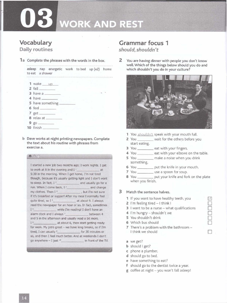 458 - 3 - Cutting Edge Pre-Intermediate Workbook With Key - 2013 - 96p-15 | PDF | Self-Improvement