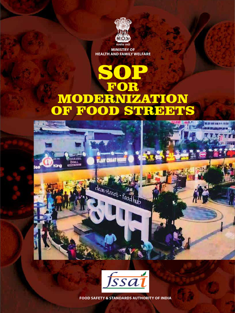SOP for Modernizing Indian Food Streets | PDF | Food Safety