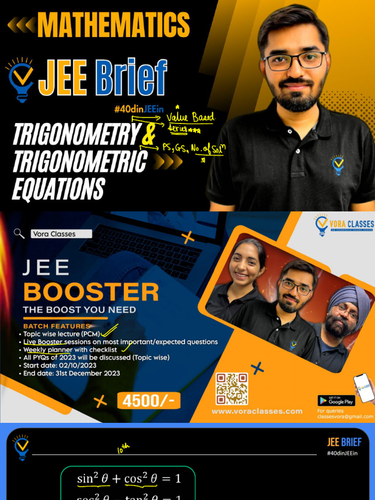 Trigonometry & Trigonometric Equations | PDF