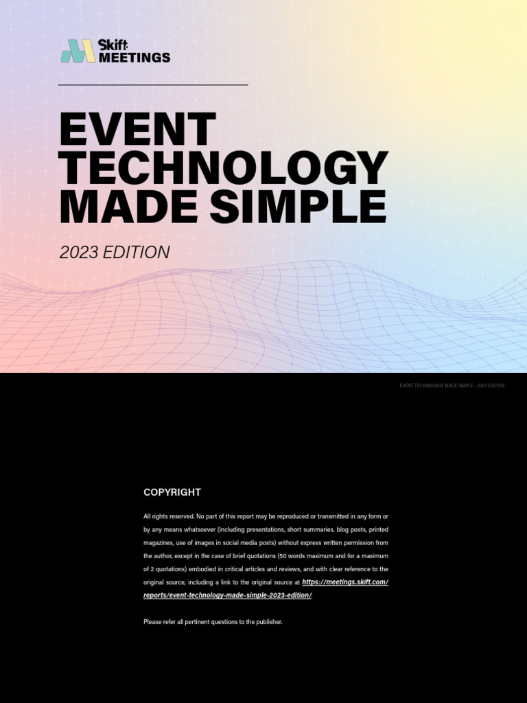 Event Tech Made Simple 2023 v1 | PDF | Customer Relationship Management ...