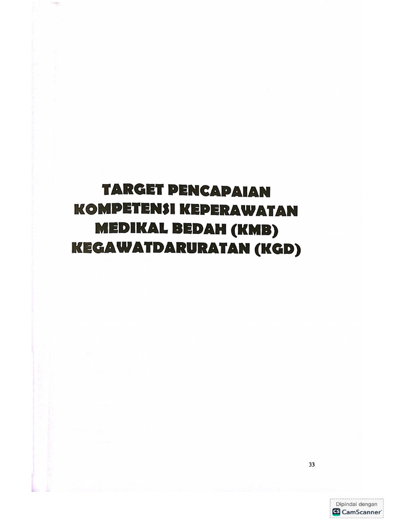 Target Pencapaian Kompetensi KMB I | PDF