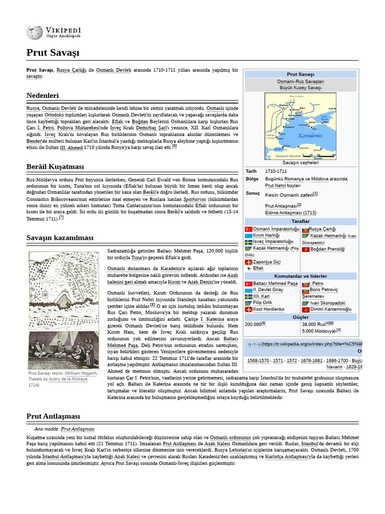 Prut Savaşı | PDF