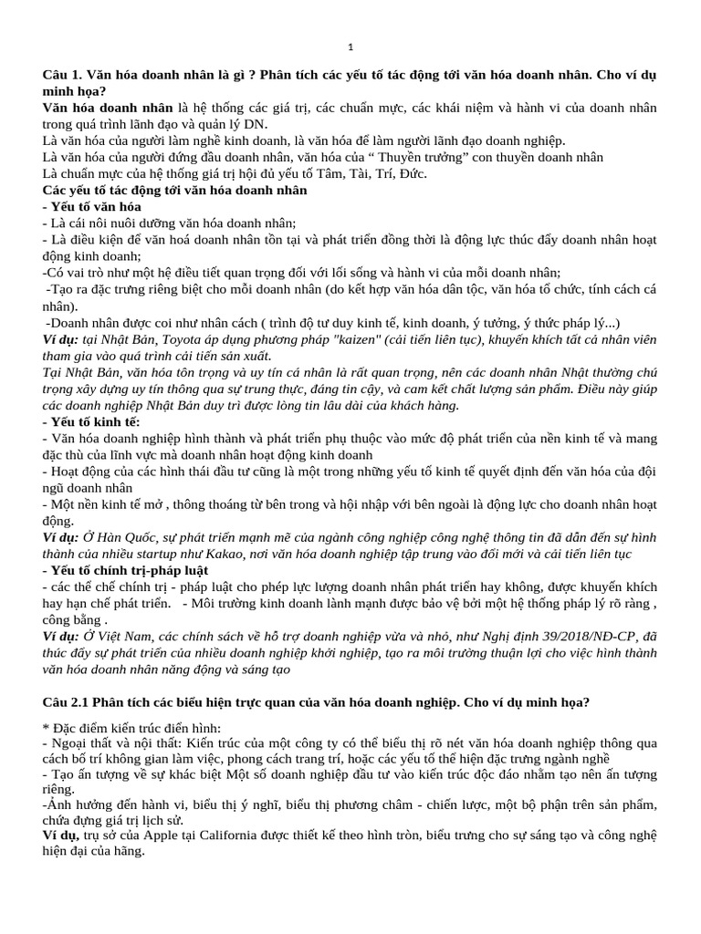 ĐỀ CƯƠNG DDKD | PDF