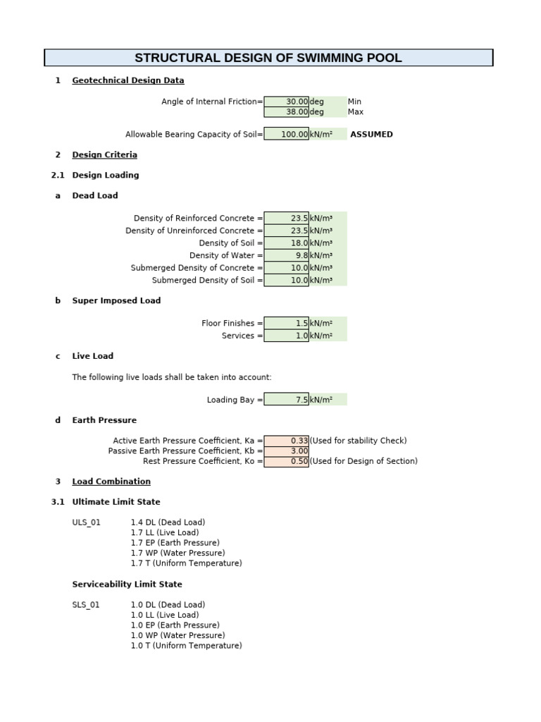 Swimming Pool | PDF | Applied And Interdisciplinary Physics | Mechanics