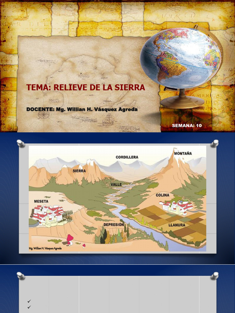 Geomorfología del Relieve Andino Peruano | PDF | Andes | Terreno