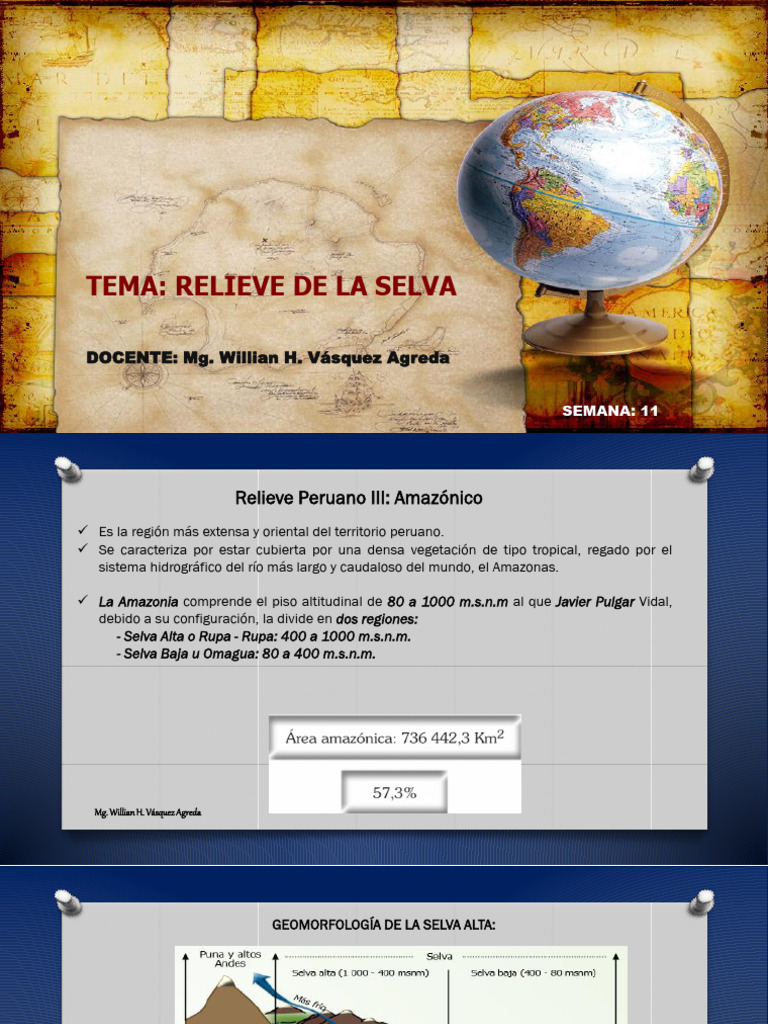 Relieve de la Selva Peruana: Geomorfología | PDF | Geografía Física ...