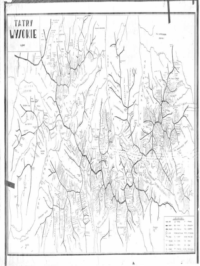 Mapa Tatr Wysokich | PDF