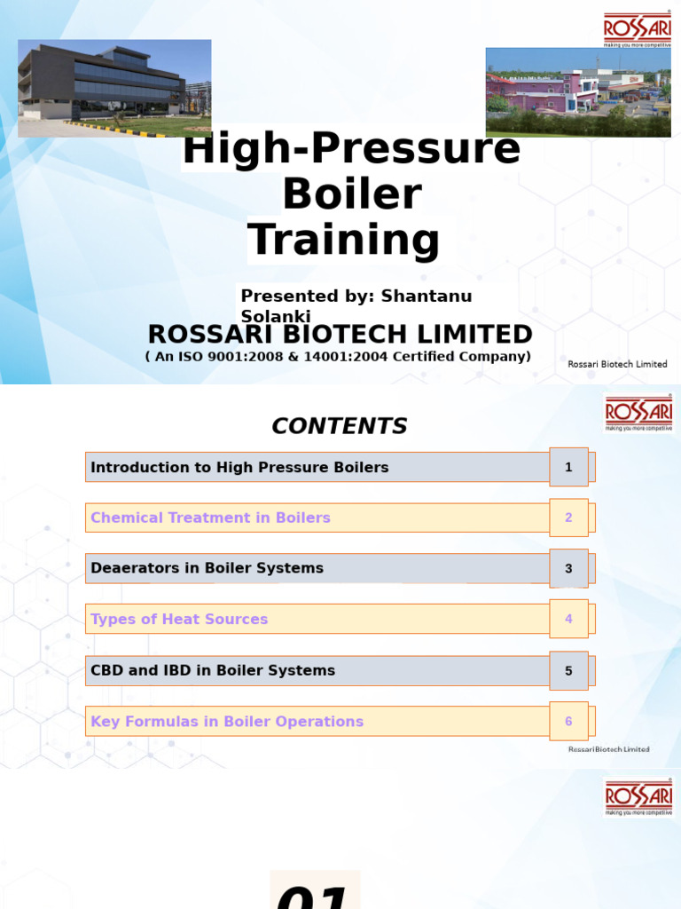 High-Pressure Boiler Training | PDF | Boiler | Steam