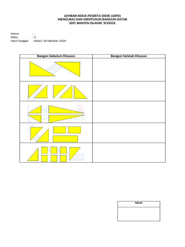 MENYUSUN DAN MENGURAI BANGUN DATAR | PDF