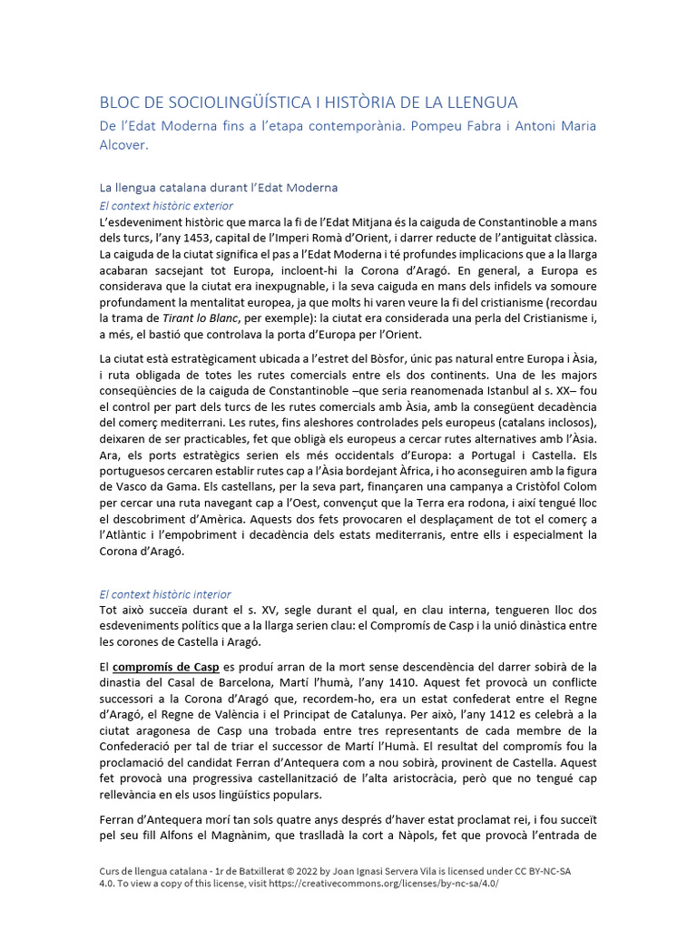 Edat Moderna, Fabra I Alcover | PDF