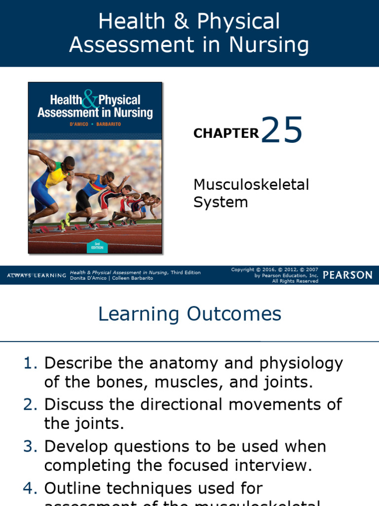 Assessment of The Musculoskeletal System PDF | PDF | Anatomical Terms ...