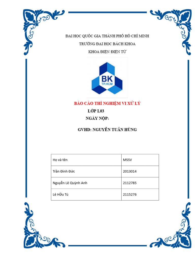 L03 Nhom8 2013014 2112785 2115216 LAB4 | PDF