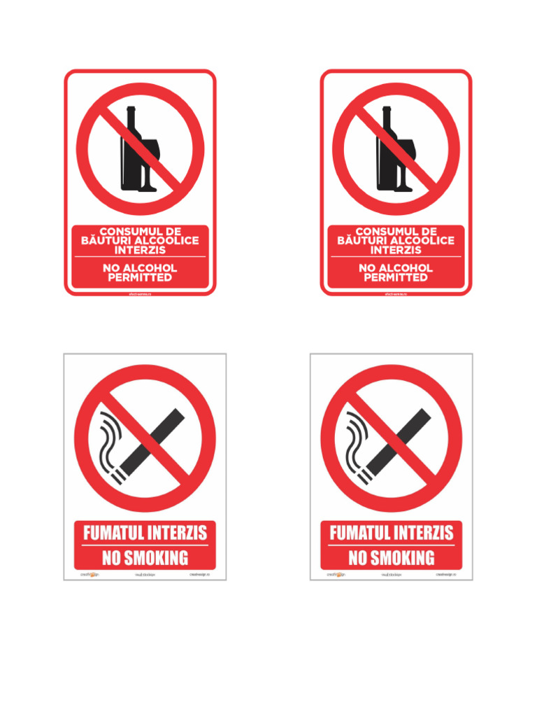 Interzis Alcool Si Fumat | PDF