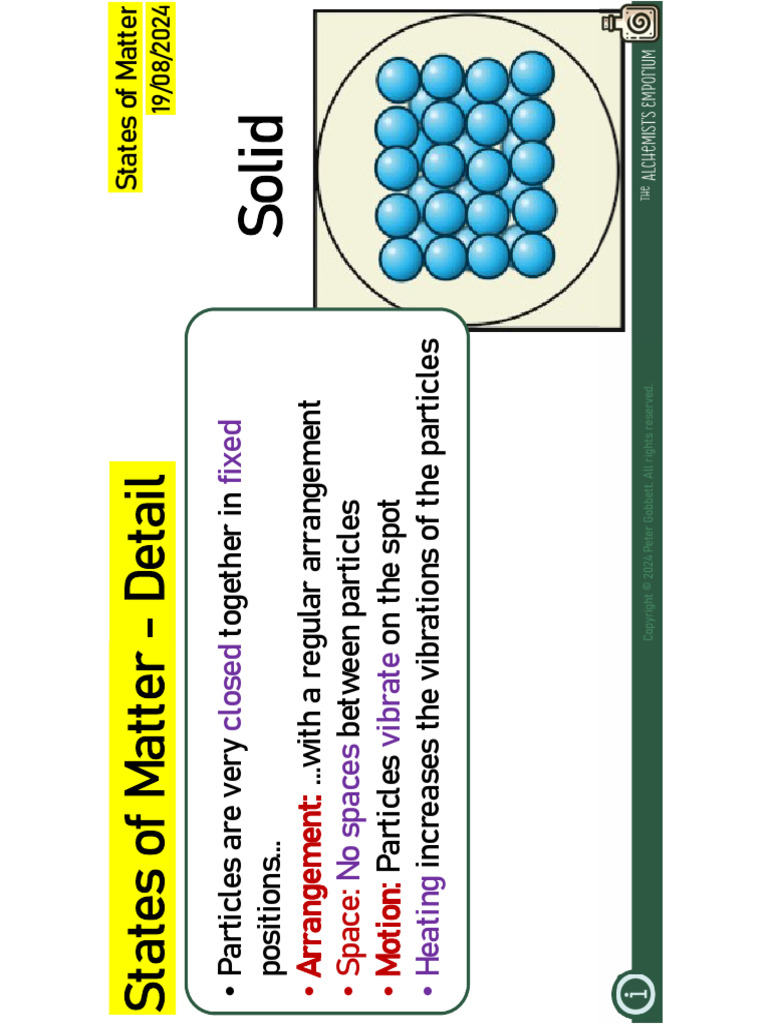 Three States of Matter - Solids, Liquids and Gases | PDF