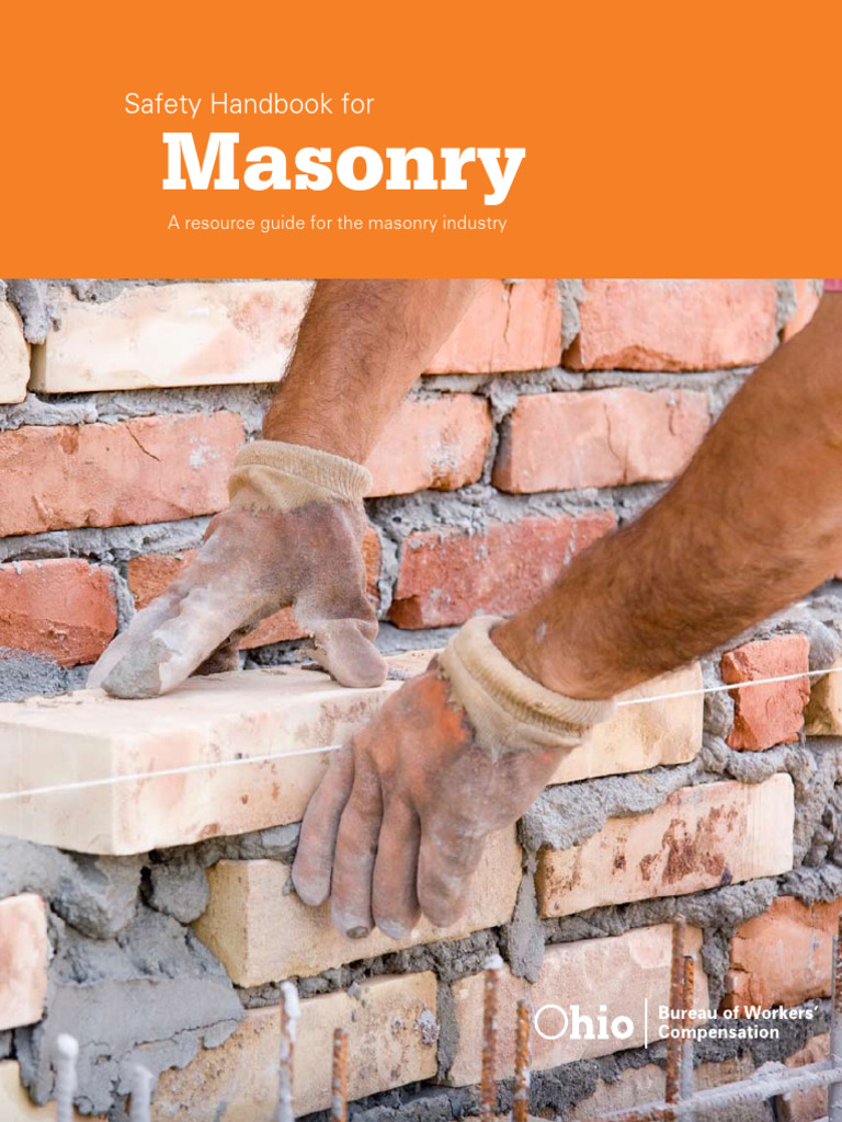 Masonry Safety Handbook Guide | PDF | Occupational Safety And Health ...