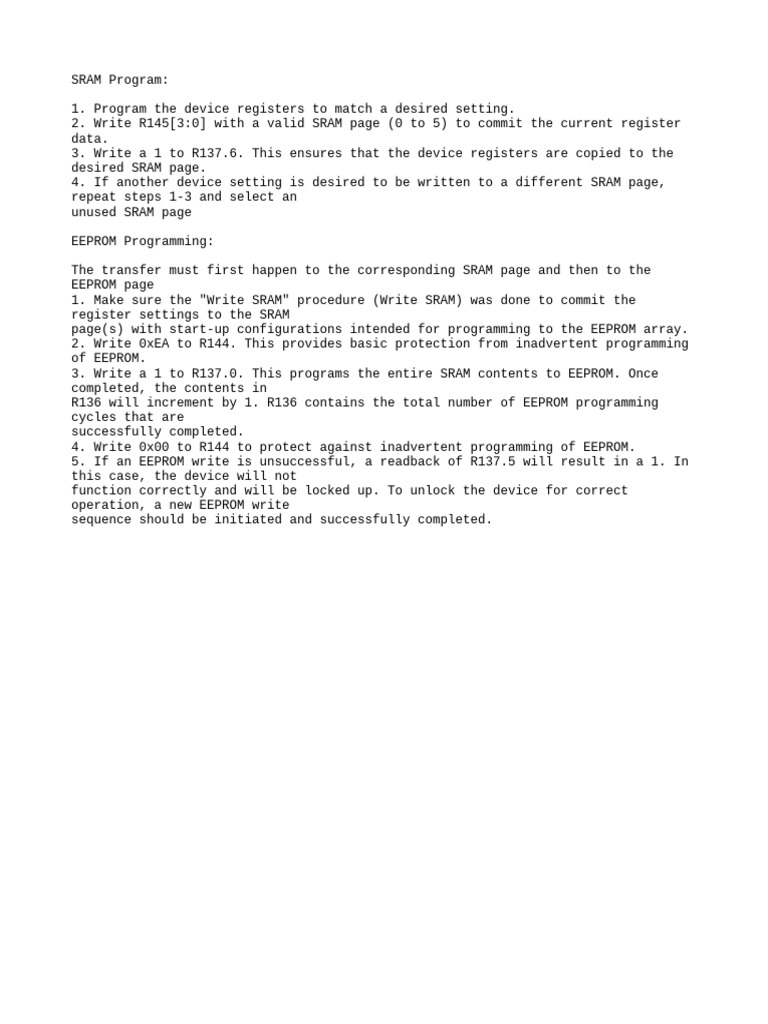 SRAM Program | PDF