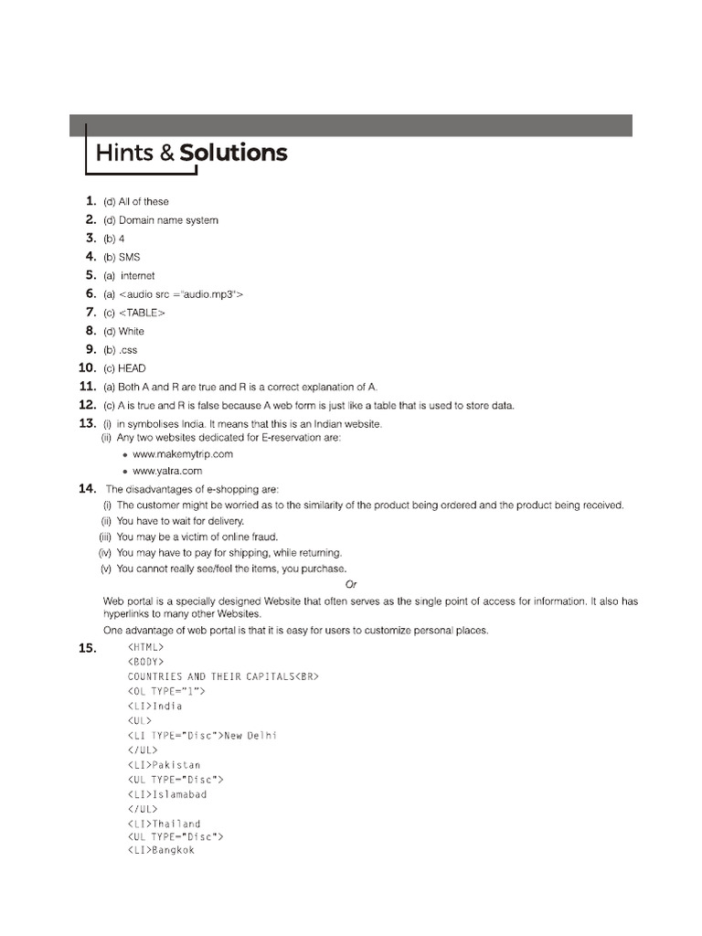 CA Isucceed Class 10th Cbse SQP 10 | PDF