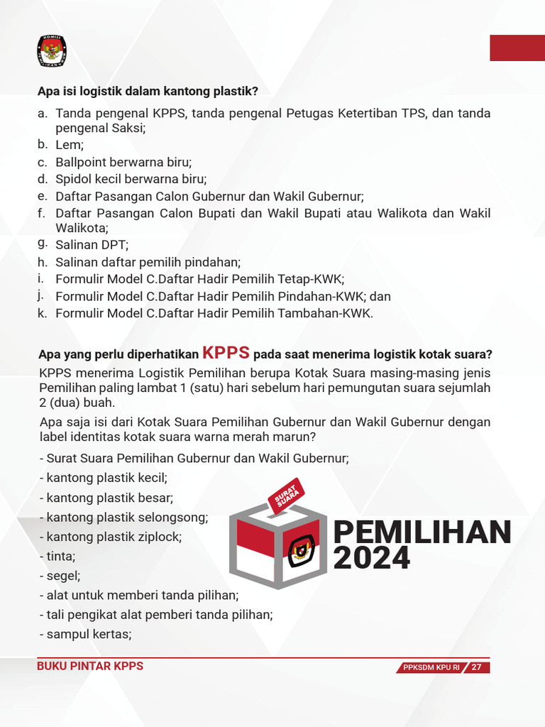 Buku Pintar Tugas Kpps | PDF