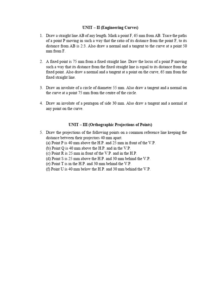 ED Unit-II and III Revision Questions | PDF