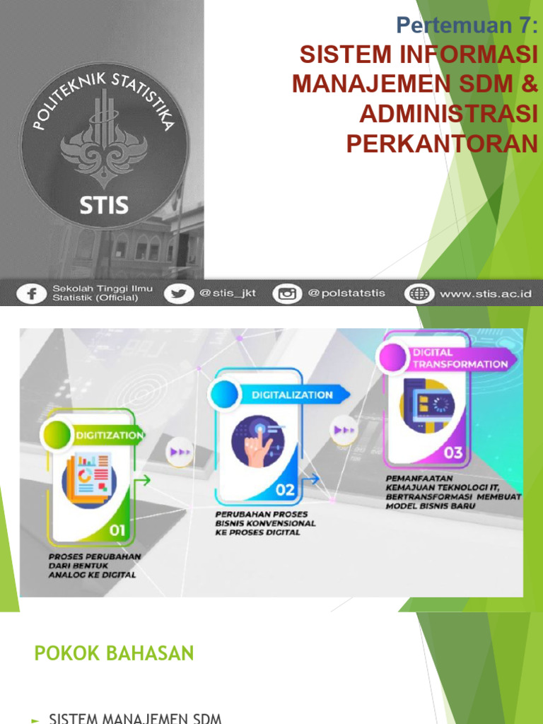 Pert 7 - SIM-SDM Dan Adm Perkantoran Ar | PDF