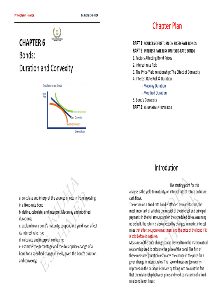 Bonds: Duration & Convexity Guide | PDF | Bond Duration | Bonds (Finance)