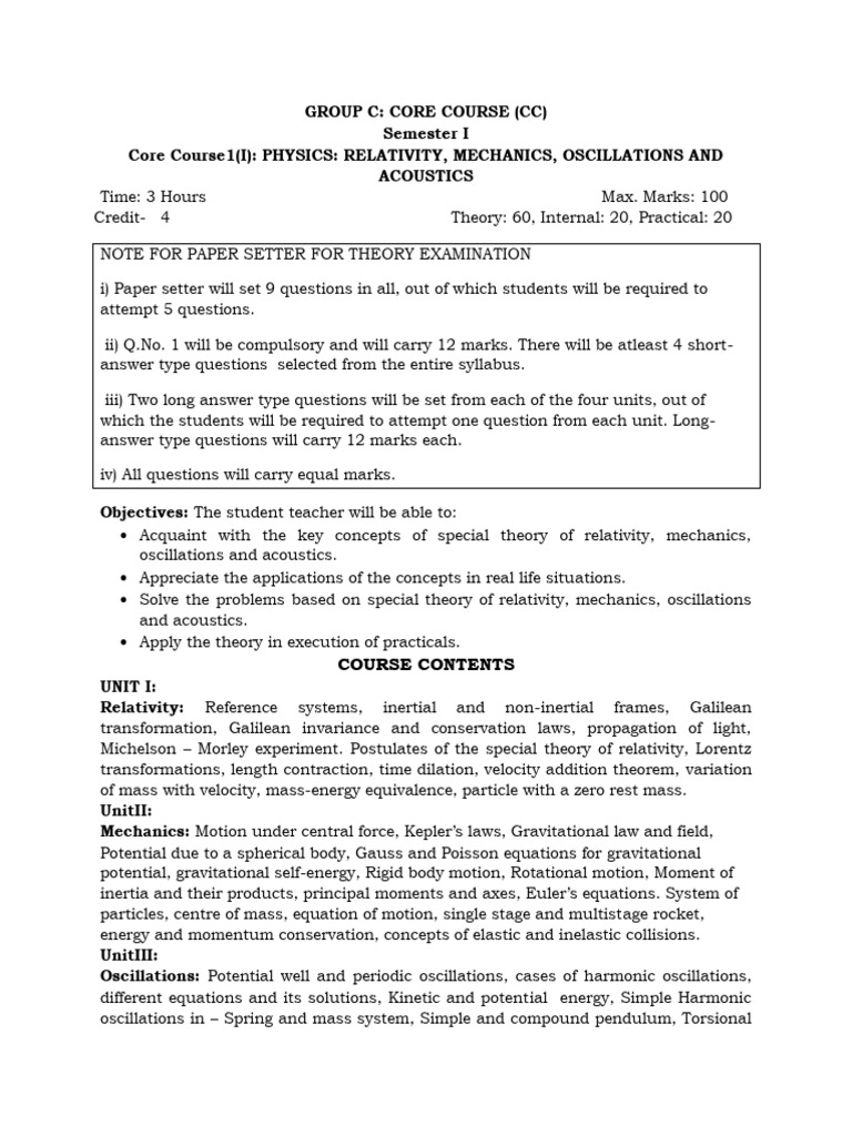 BSc Physics Syllabus Overview | PDF | Spectroscopy | Gases