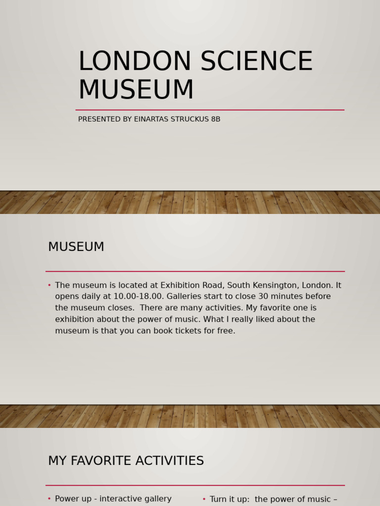 London Science Museum Highlights | PDF | Art