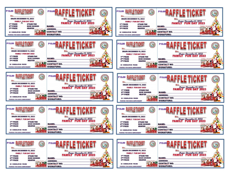 Family Raffle | PDF
