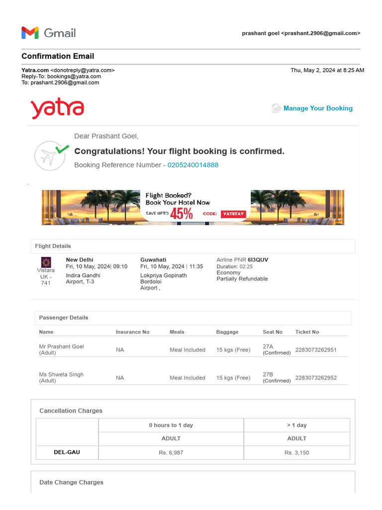 Ticket 2 | PDF | Aviation