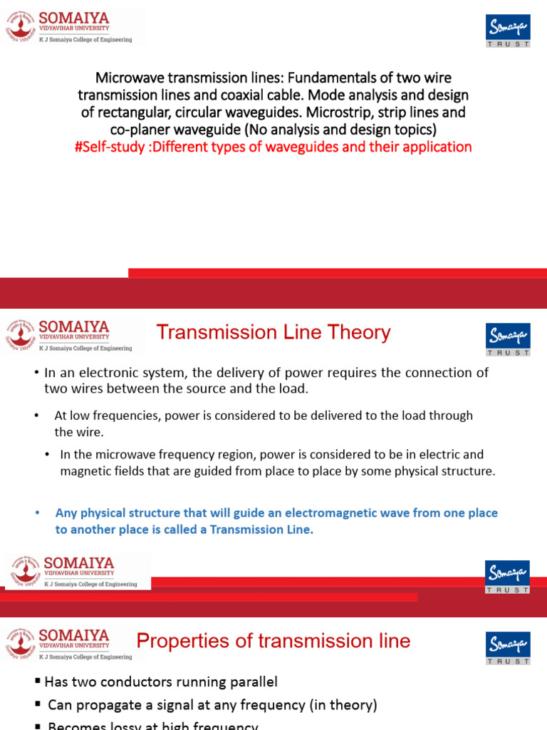 #Self-study:Different Types of Waveguides and Their Application | PDF ...
