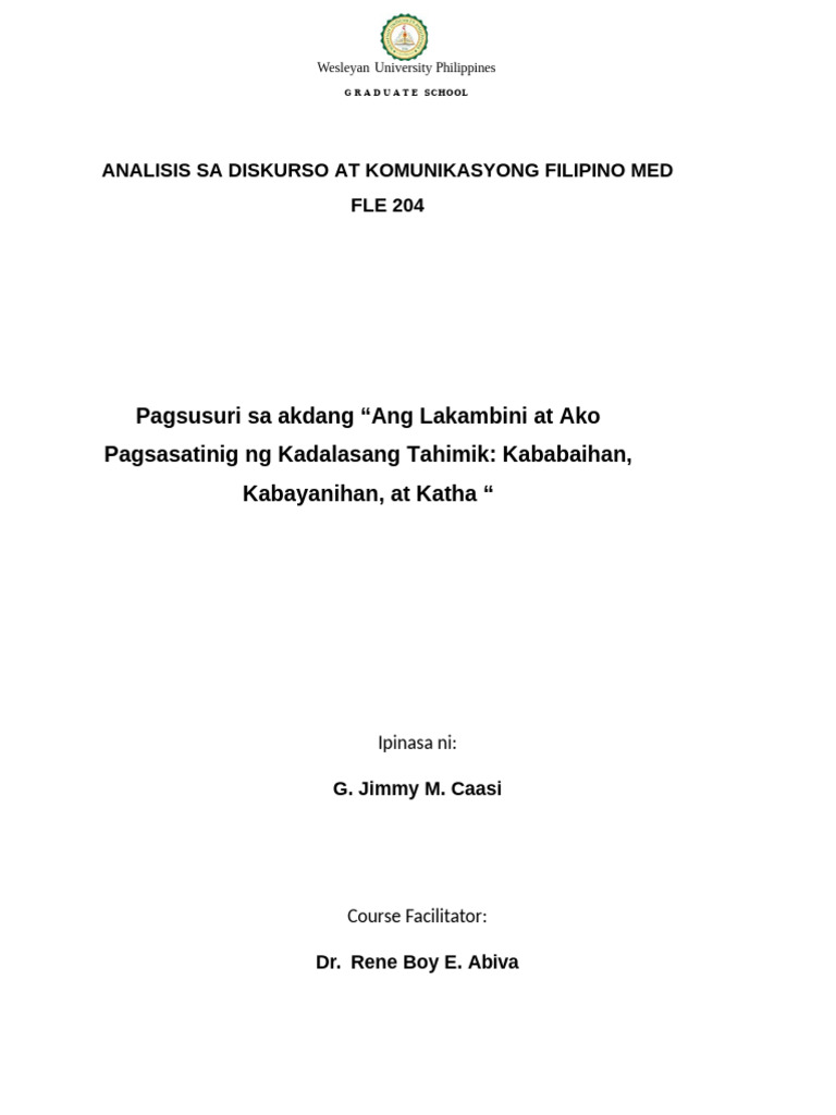 Caasi Jimmy Output 7 | PDF