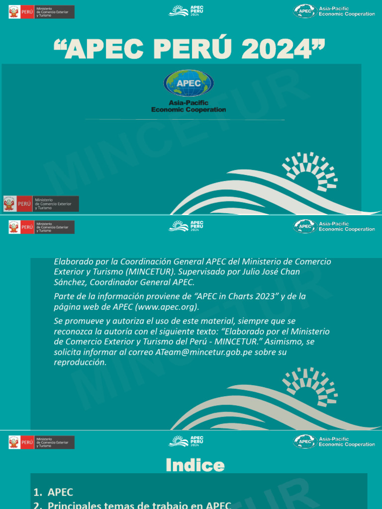 APEC Perú 2024: Beneficios y Retos | PDF | Cooperacion economica Asia ...