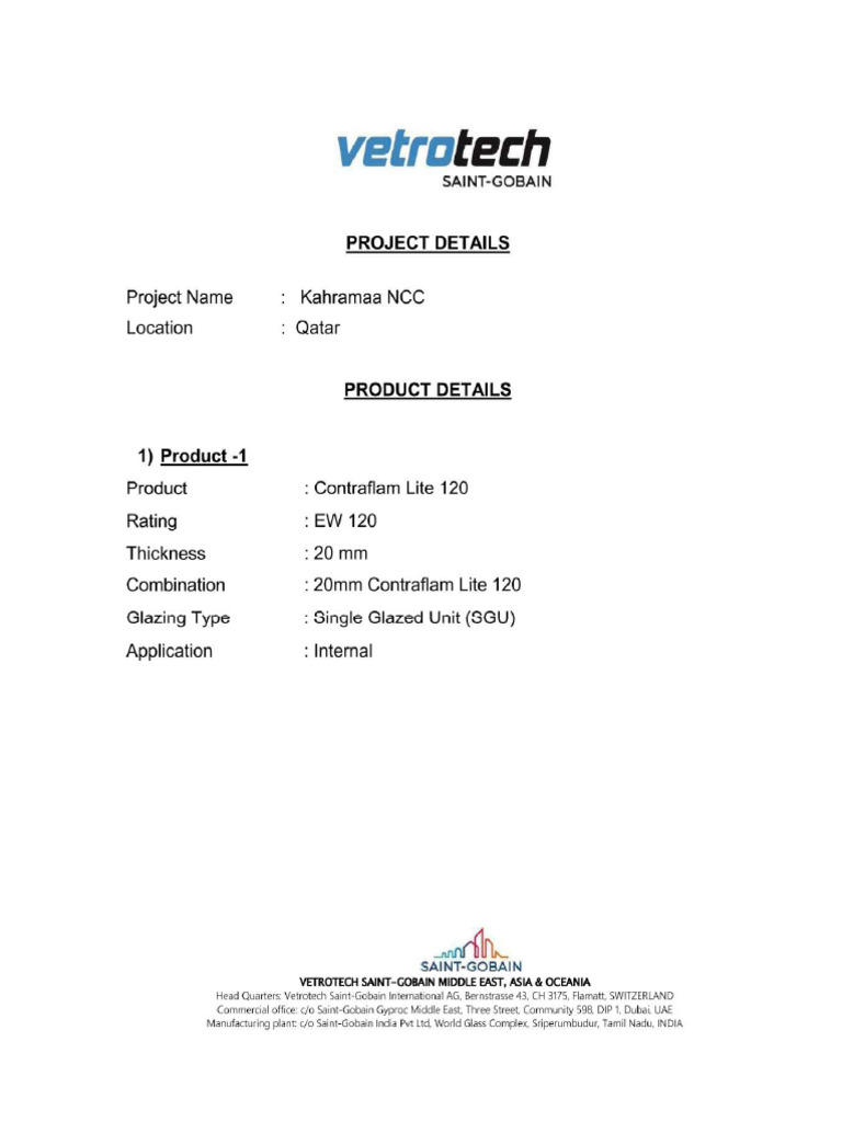 Glass Data Sheet | PDF