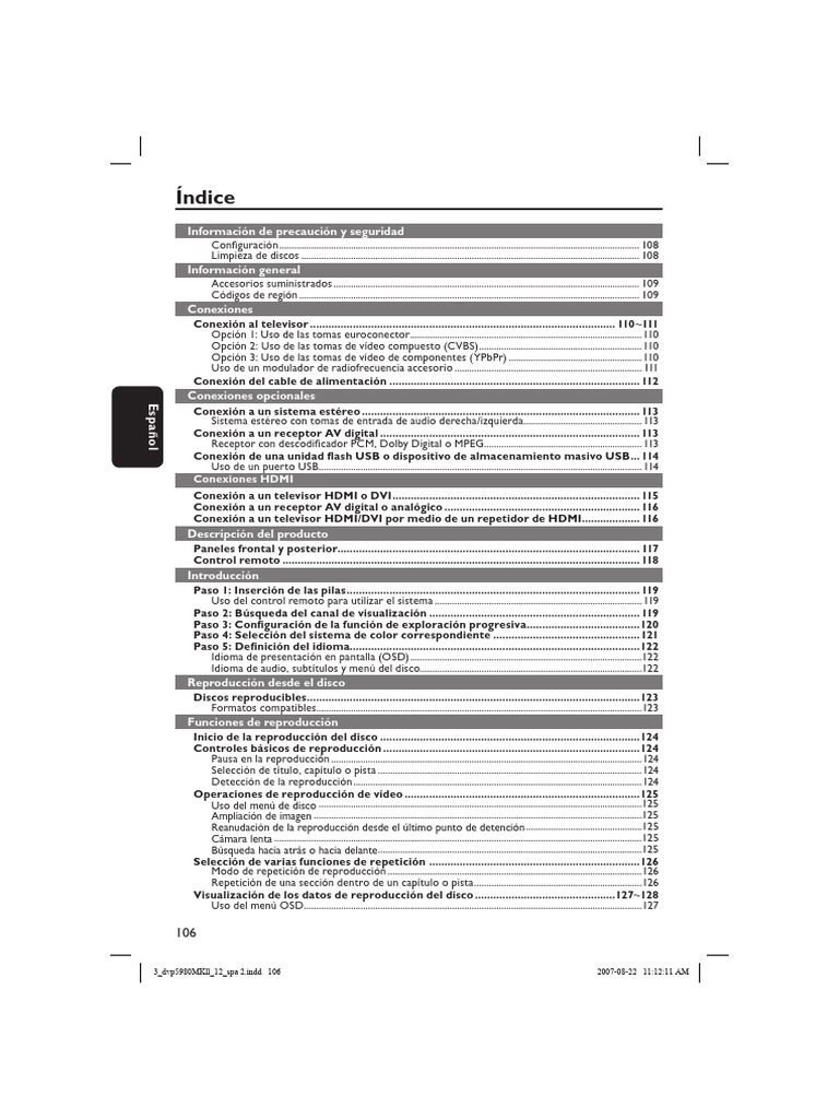 Dvp598a0 12 Dfu Esp | PDF | Hdmi | USB