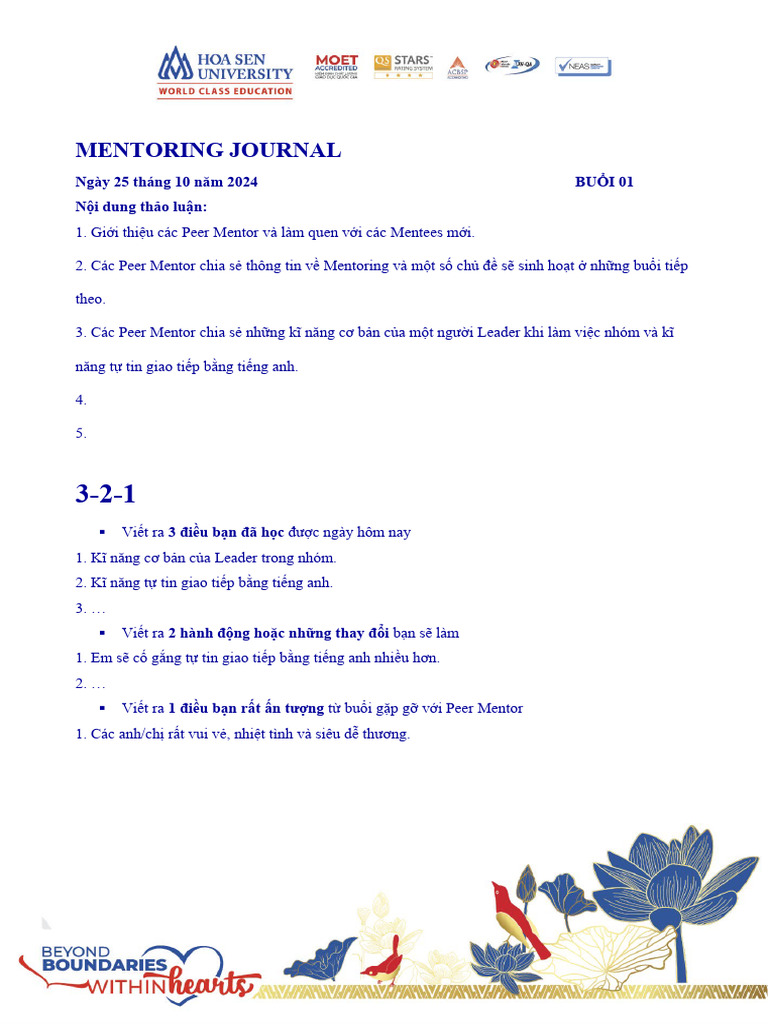 Mentoring Journal | PDF