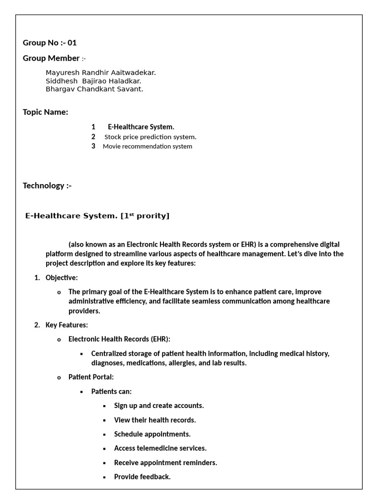 mayur microproject (css) | PDF | Electronic Health Record | Information ...
