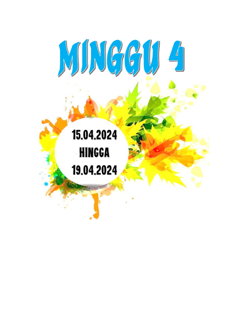 RPH Minggu 4 | PDF