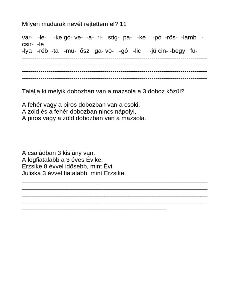 Vegyes Feladatok | PDF