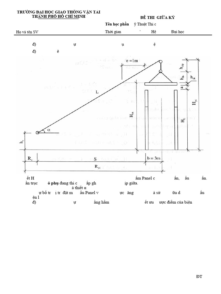De Thi Giua Ky KTTC 2 | PDF