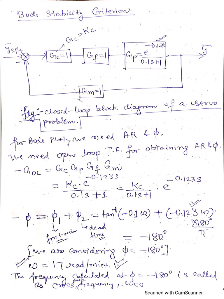 Bode Stability Criteria | PDF