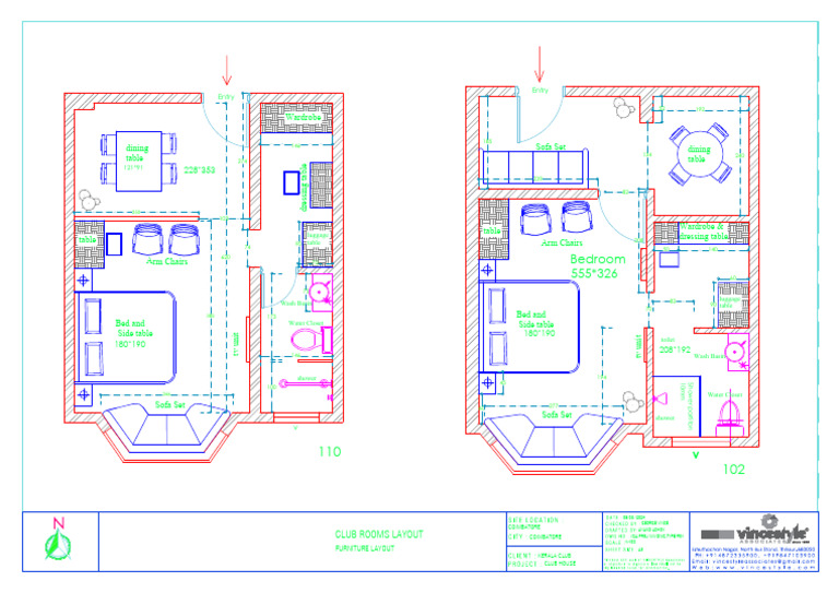 Club House 2 Plan | PDF | Furniture | Interior Design