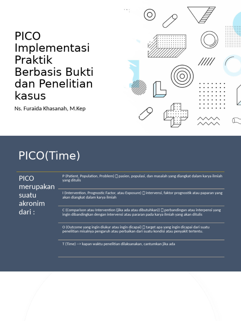 PICO Case Study | PDF | Sains & Matematika