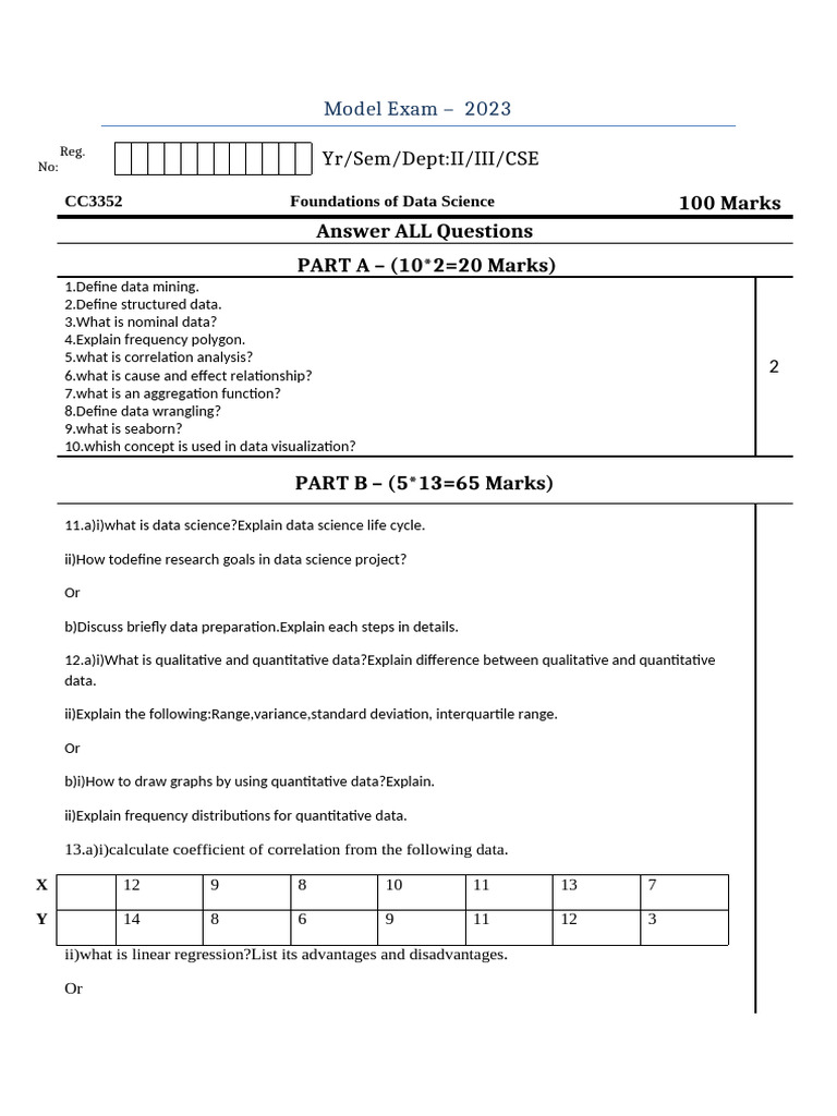 fds_model | PDF | Statistical Analysis | Teaching Mathematics
