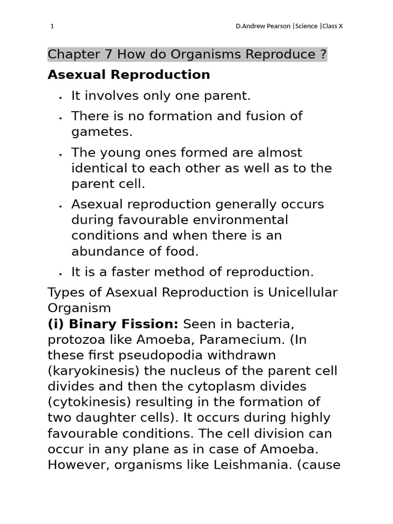 Science - Chapter 7 How Do Organism Reproduce | PDF | Flowers | Uterus