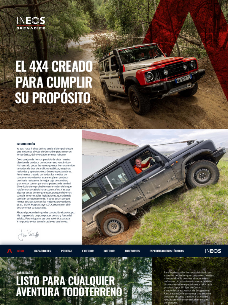 Ineos Incap Brochure Public - SPA | PDF | Tracción en las cuatro ruedas ...