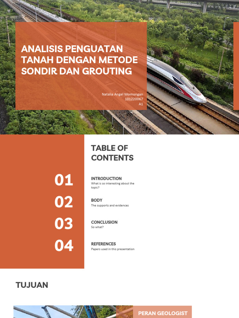 Analisis Penguatan Tanah Dengan Metode Sondir Dan Grouting | PDF | Sains & Matematika