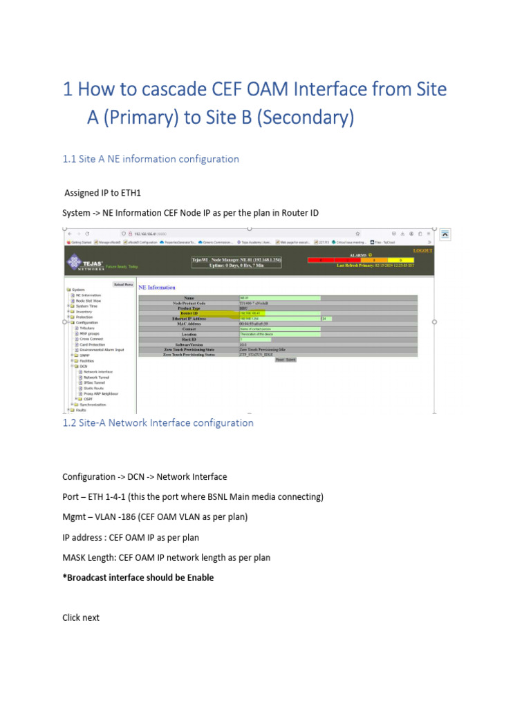 CEF Media Cascading MOP | PDF | Internet Protocols | Data Transmission