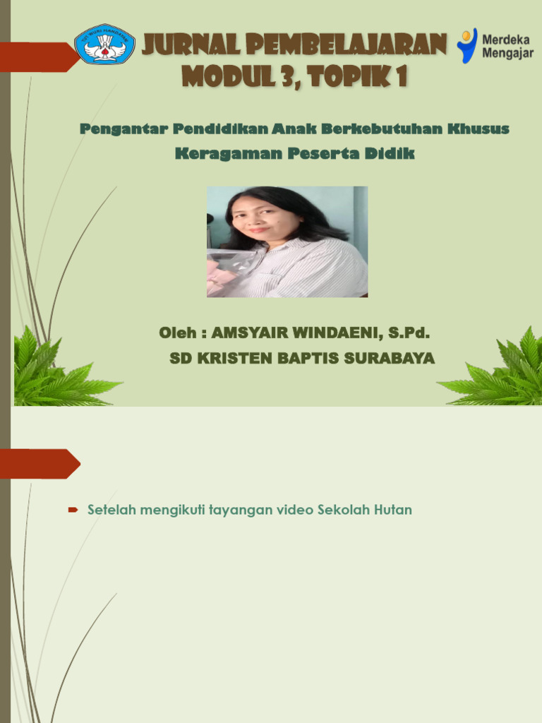 Serdik, M 3, Pend. Abk | PDF | Karier & Perkembangan